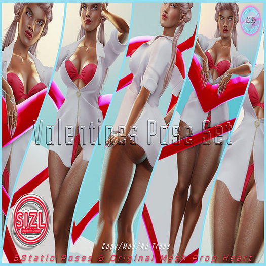 Second Life Marketplace - SIZL VALENTINES POSE PACK [UNPACK]